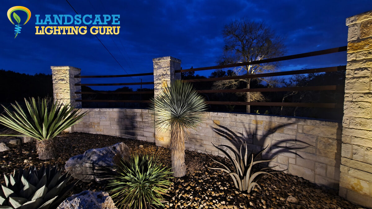 Light your Entrance Gate – Landscape Lighting Guru